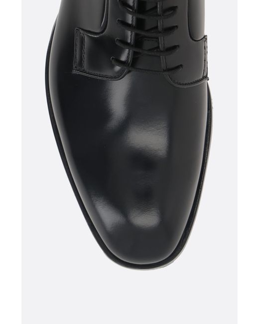 Prada Lacing Business Dress Shoes in Black for Men | Lyst