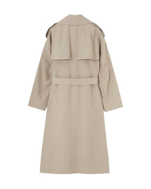 Loro Piana Gale Trench Coat in Natural | Lyst