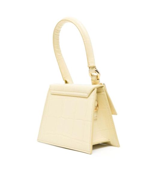 Jacquemus Mini Boucle Loop Tote Handbag in Natural | Lyst