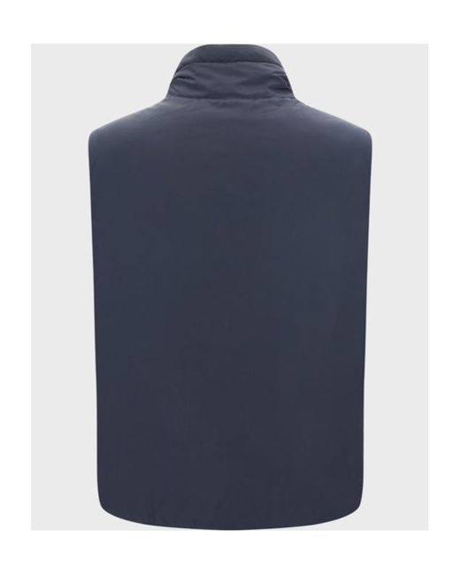 Max Mara Vertical Collar Waterproof Vest in Blue | Lyst