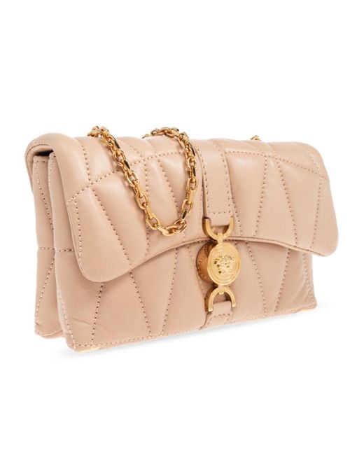 Versace Mini Kleio Shoulder Bag in Natural | Lyst