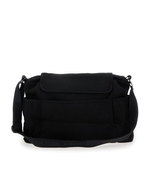 Moschino Teddy-Bear-Motif Changing Bag in Black | Lyst