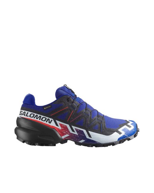 Salomon Lab Speedcross 6 Gtx Lace-Up Sneakers in Blue for Men | Lyst