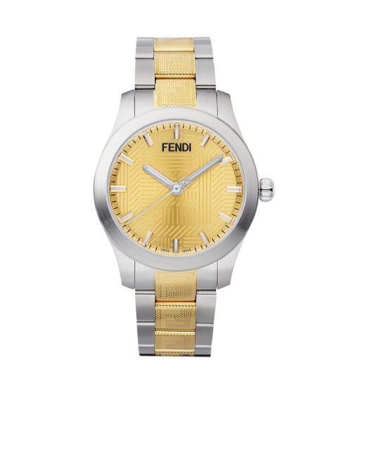 Fendi 40Mm in Yellow for Men | Lyst
