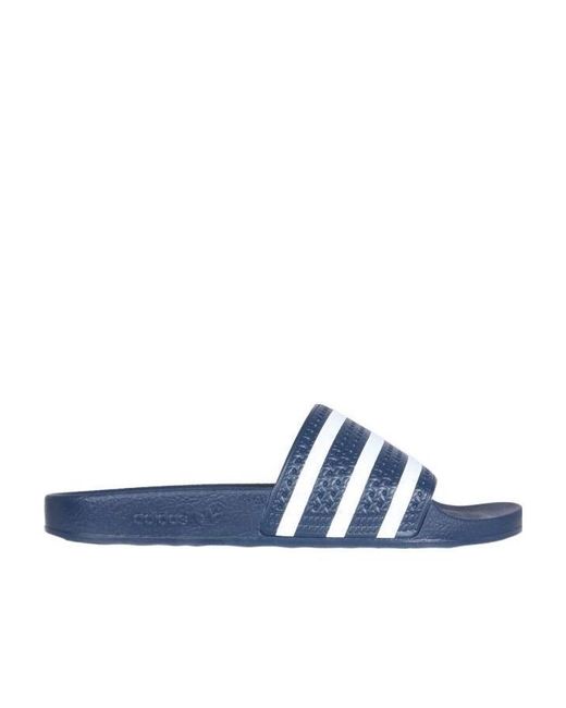 adidas Logo Sandals in Blue for Men | Lyst