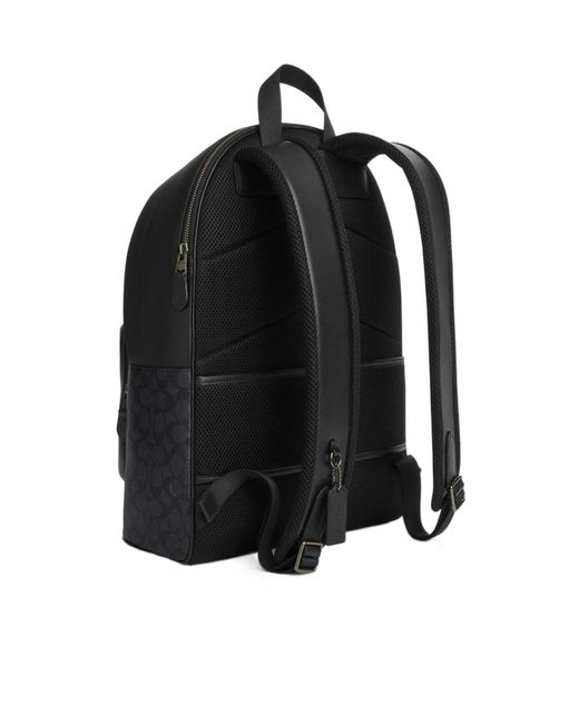 COACH Top Handle Backpack in Black for Men | Lyst