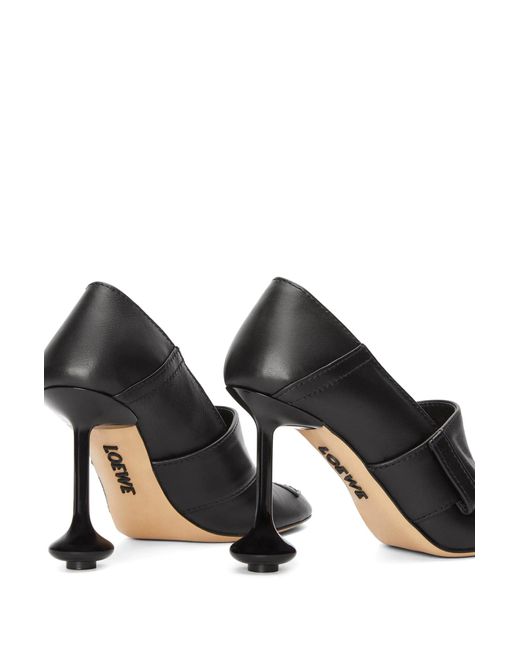 Loewe Toy Stitching Design High Heels in Black | Lyst