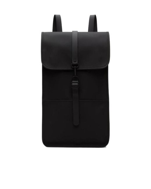 Rains Logo Backpack in Black for Men | Lyst