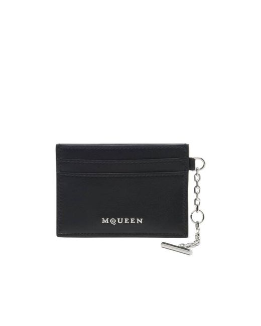 Alexander McQueen Logo Card Pack in Black | Lyst