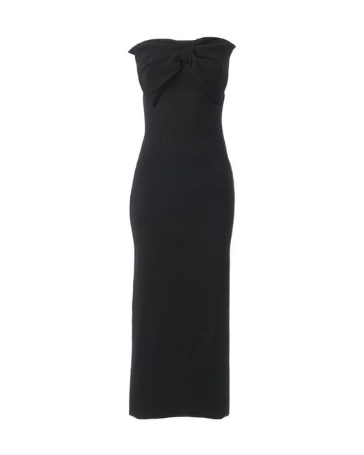 Chloé A Medium-Length Dress With Bare Shoulders in Black | Lyst