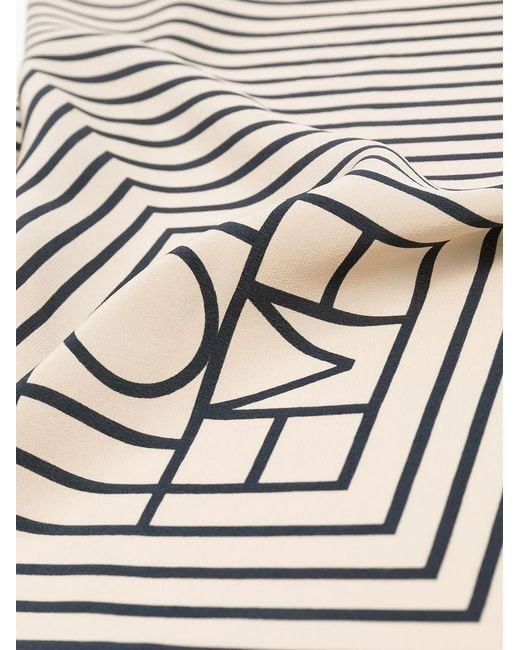 TOTEME Striped Square in Black | Lyst UK