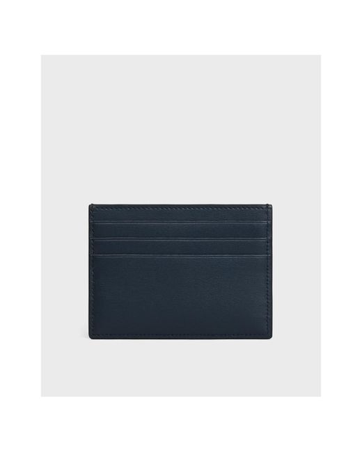 Celine Card Holder Triomphe in Blue | Lyst