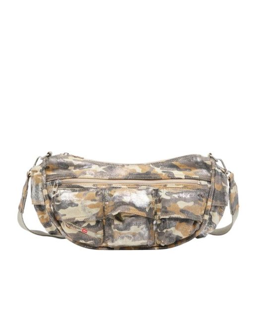 DIESEL Multi-Pkts Shoulder Bag X in Gray | Lyst