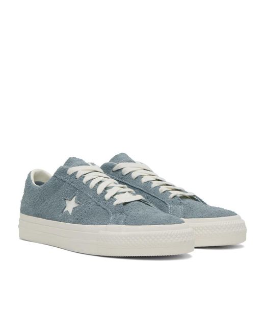 Converse One Star Pro Lacing Low-Top Sneakers in Blue | Lyst