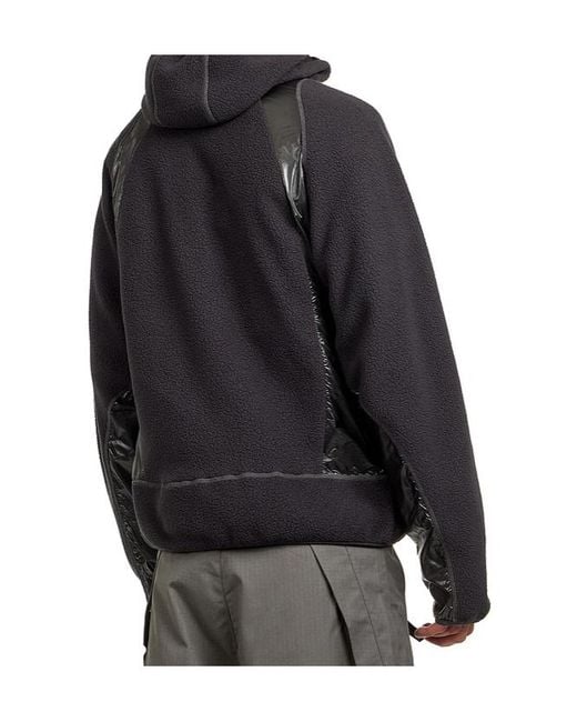 ROA Hooded Zipped Jacket in Black for Men | Lyst