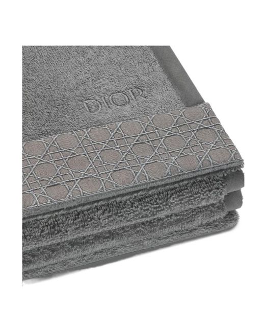 Dior Logo Towel in Gray | Lyst