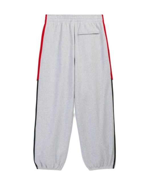 adidas X Willy Chavarria Logo-Patch Side-Stripe Track Pants in Grey for ...