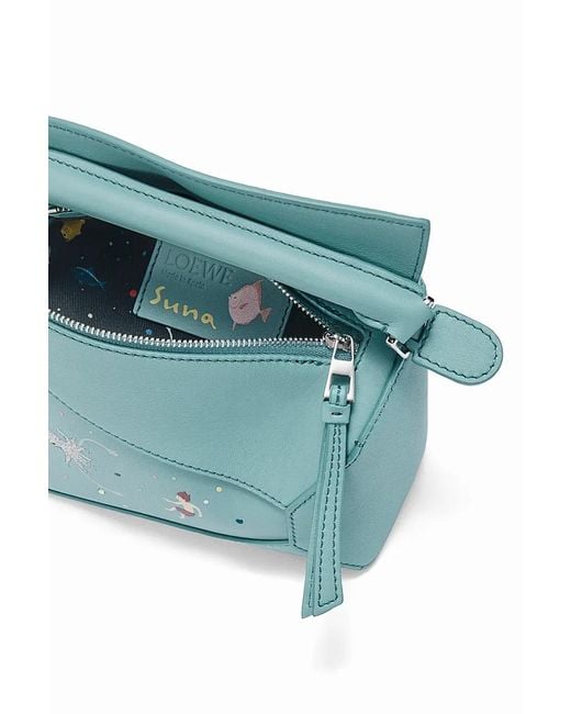 Loewe Squid Mini Puzzle Bag in Blue | Lyst
