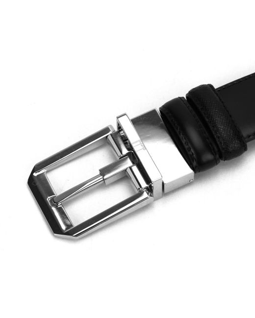 dunhill Logo Belt in Black for Men | Lyst