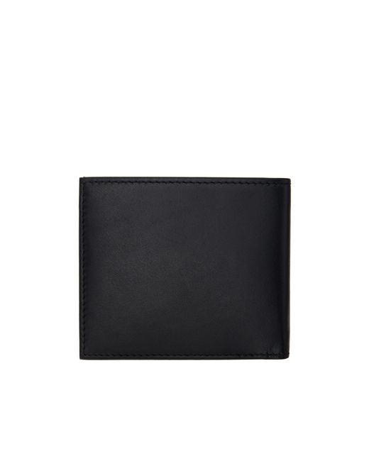 BOSS Logo Details Double Fold Wallet in Black for Men | Lyst