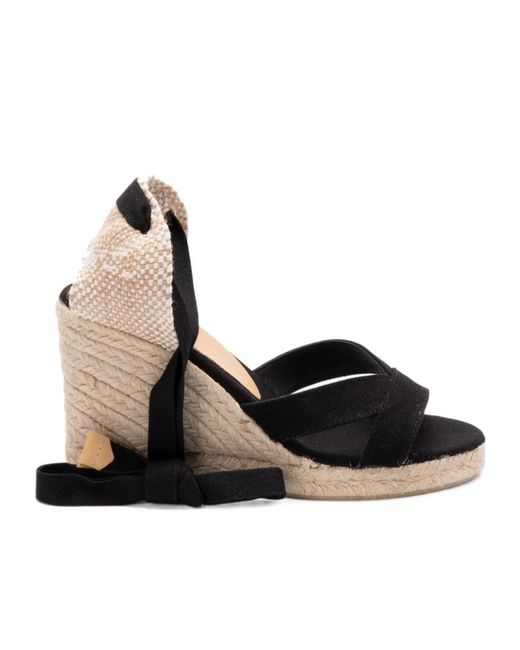 Castañer Open-Toed High-Heeled Sandals in Black | Lyst
