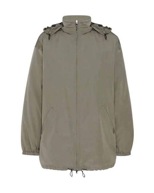 The Row Chon Wool And Silk Jacket in Gray for Men | Lyst