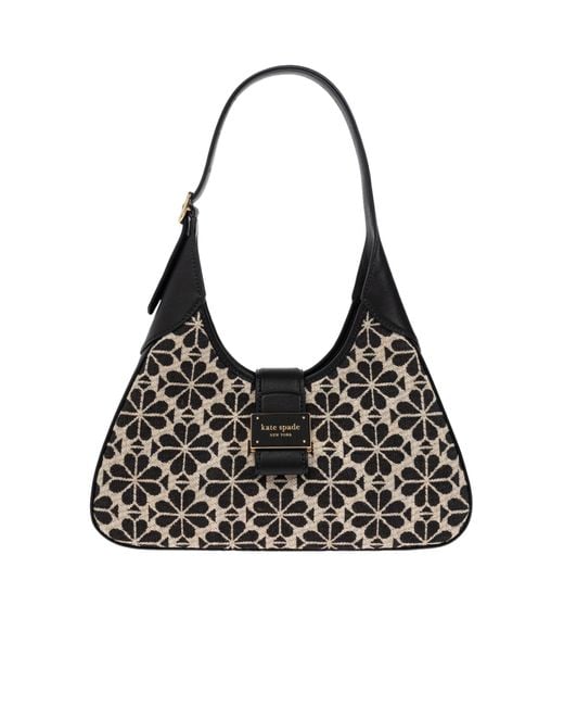 Kate Spade Small Logo Handbag in Black | Lyst