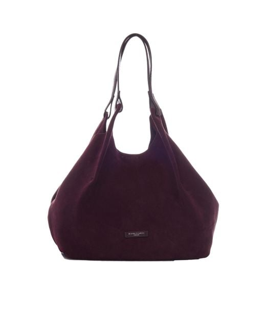 Gianni Chiarini Double-Handled Shoulder Bag in Purple | Lyst UK