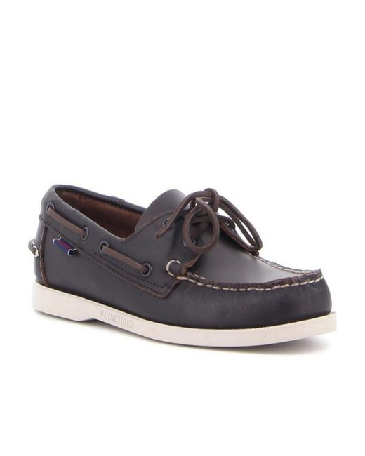 Sebago Logo Business Casual Shoes in Black for Men | Lyst