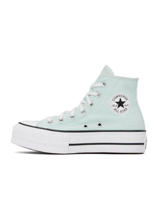 Converse Chuck Taylor All Star Lift Platform High-Top Trainers in Blue ...