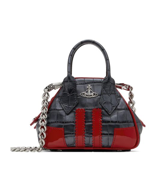 Vivienne Westwood Mini Yasmine Chain Bag in Red | Lyst