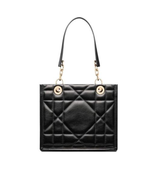 Dior Logo Tote Handbag in Black | Lyst