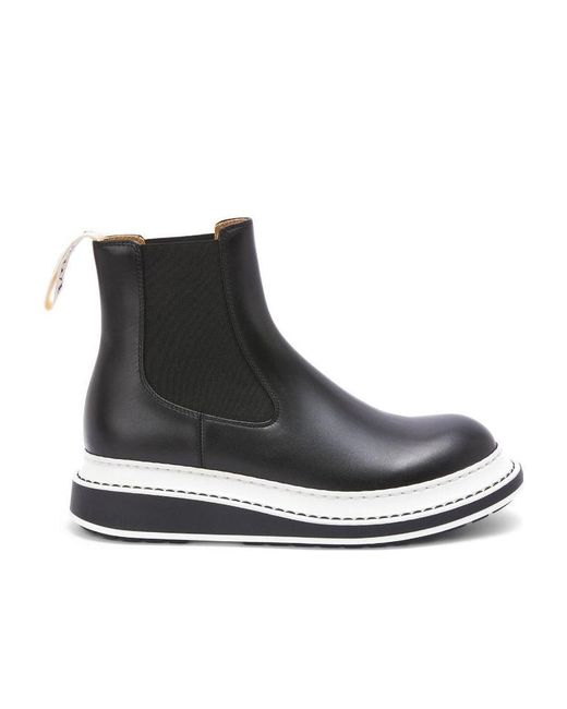 Loewe Platform Chelsea Boots in Black | Lyst