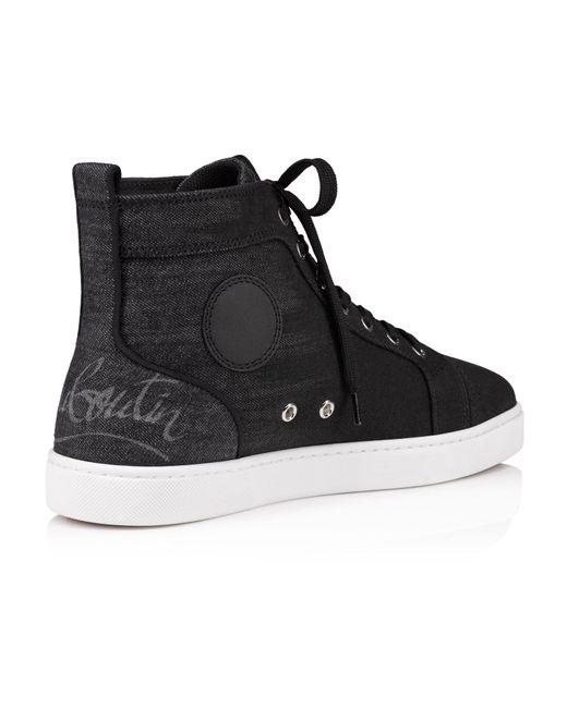Christian Louboutin Fun Louis High-Top Casual Shoes in Black for Men | Lyst