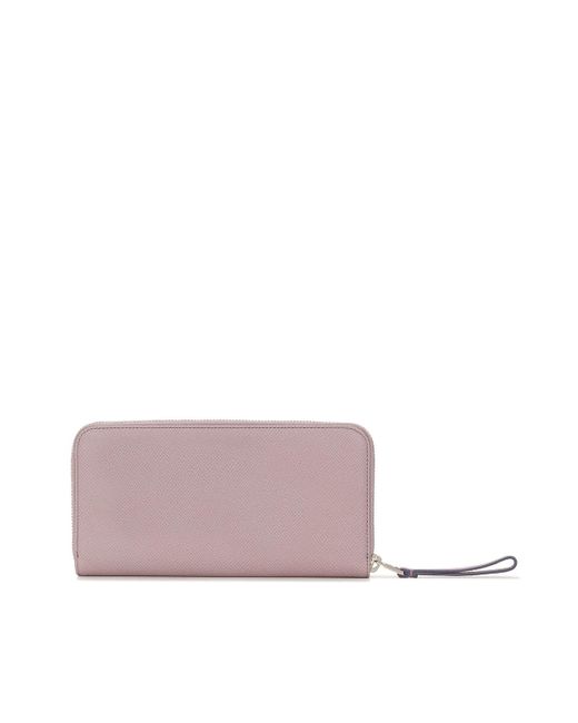Tod's Logo Decal Wallet in Pink | Lyst