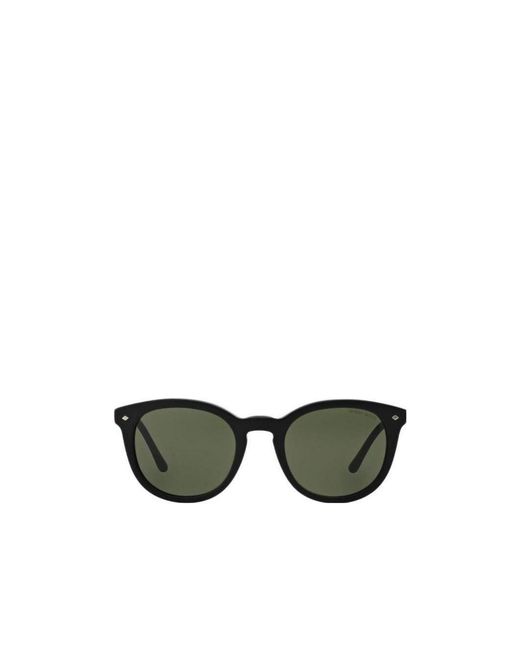 Giorgio Armani Logo Sunglasses in Green | Lyst UK
