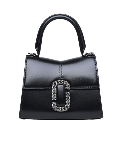 Marc Jacobs The St Marc Mini Top Handle Tote Bag in Black | Lyst