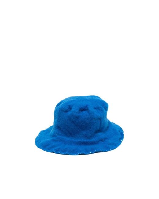 Comme des Garçons Wrinkled Hat in Blue for Men | Lyst
