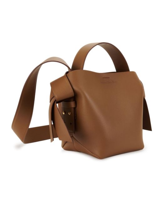 Acne Studios Mini Musubi Shoulder Bag in Brown | Lyst