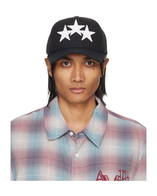 Amiri Pattern Decal Baseball Cap in Blue for Men | Lyst
