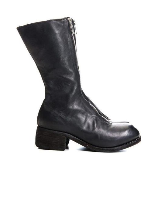 Guidi Pl9 Front Zipper Boots in Black | Lyst