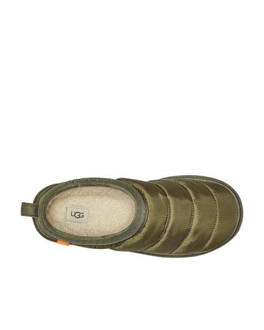 UGG Logo-Patch Padded Slippers in Green for Men | Lyst