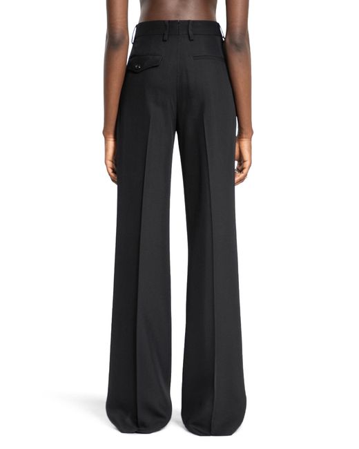 Ann Demeulemeester Belt Loops Slacks in Black | Lyst