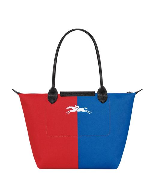 Longchamp X Robert Indiana M Tote Bag in Blue | Lyst