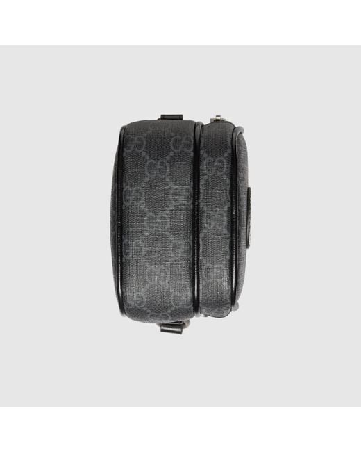 Gucci Logo-Patch Zip-Fastening Backpack in Black for Men | Lyst