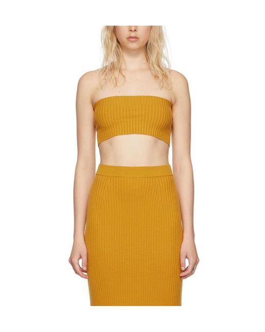 Chloé Rib Knitting To Wipe The Chest in Orange | Lyst
