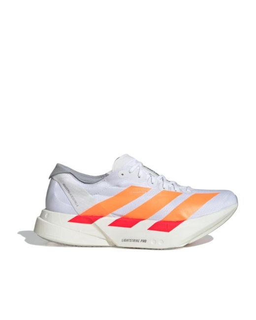 adidas Originals Adizero Adios Pro Three-Striped Sneakers in White for ...