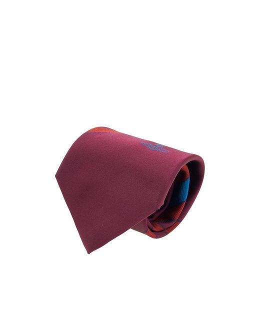 Vivienne Westwood Striped Jacquard Tie in Purple for Men | Lyst
