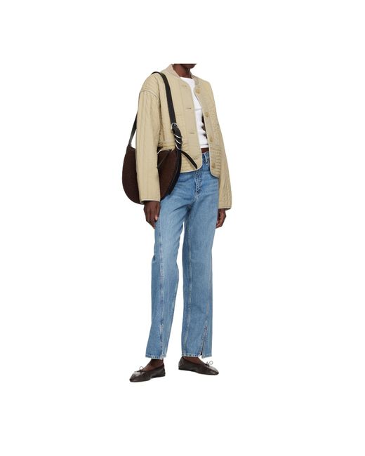 Rag & Bone Mercer Medium Straw Hobo Bag in Brown | Lyst