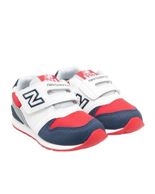 New Balance Logo Touch-Strap Sneakers in Red for Men | Lyst